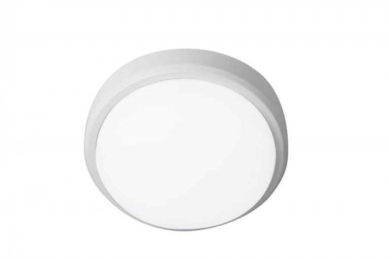 OHIO 8W IP54 CIRCULAR BULKHEAD, 3000K, c/w WHITE and BLACK TRIMS